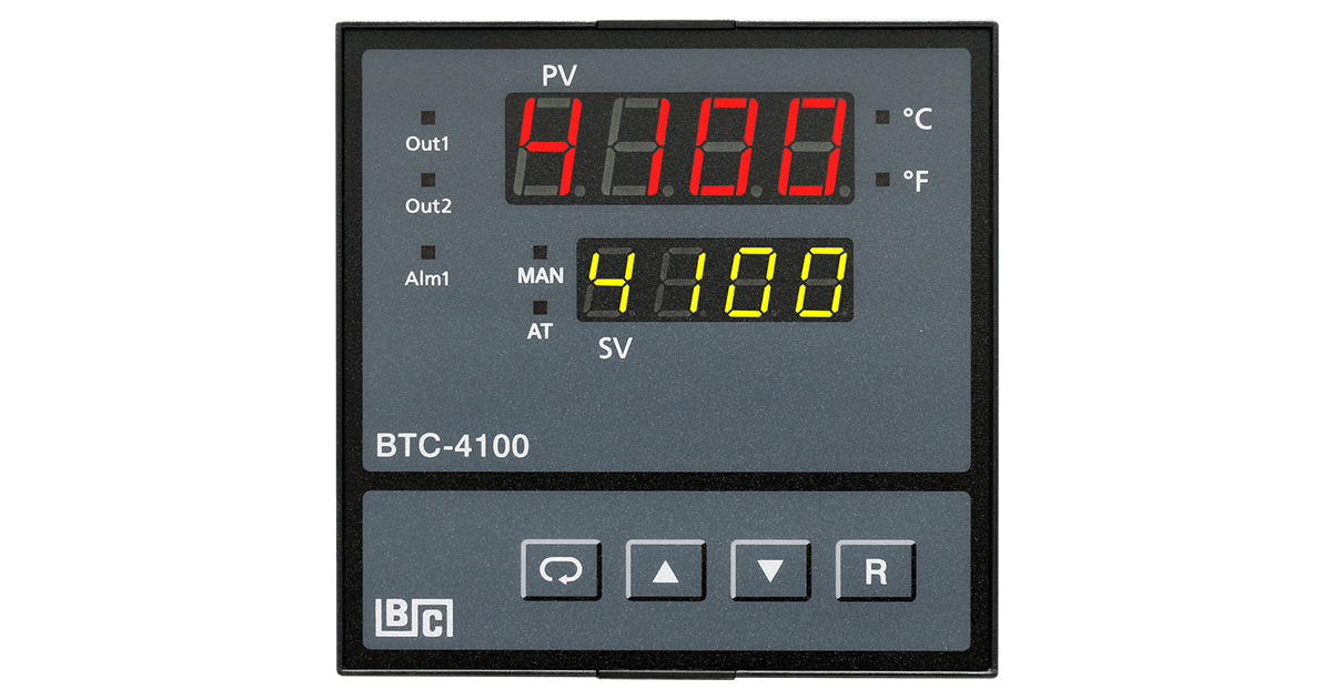 BTC-4100 PID 控制器｜1/4 DIN Fuzzy PID 控制器 | 偉林電子